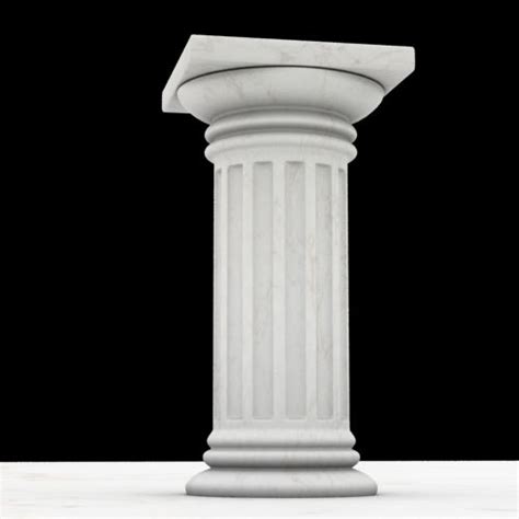 카라라 대리석 받침대 3d 모델 5 Unknown C4d Fbx Ma Obj Free3d