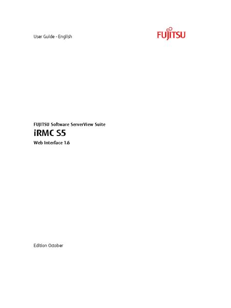 Fujitsu Software Serverview Suite Integrated Pdf World Wide Web