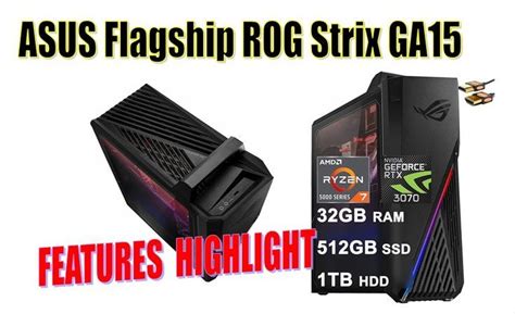 Asus Flagship Rog Strix Ga15 Gaming Desktop Computer