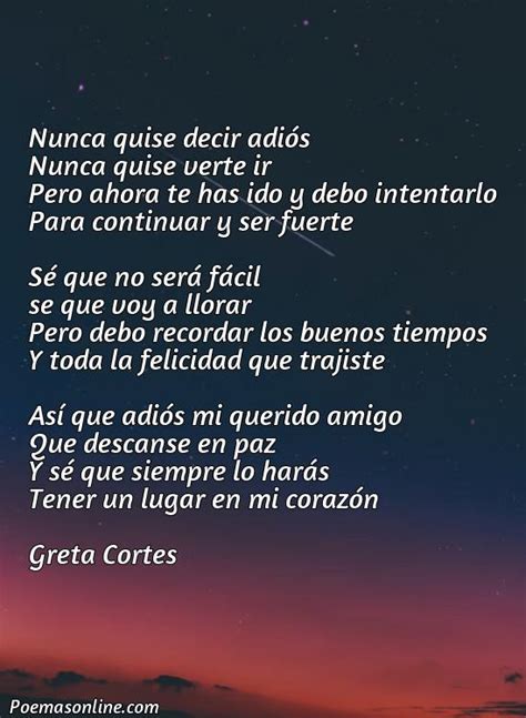 Poemas Para Despedir O Recordar A Un Ser Querido Muerto 2023 Eroppa