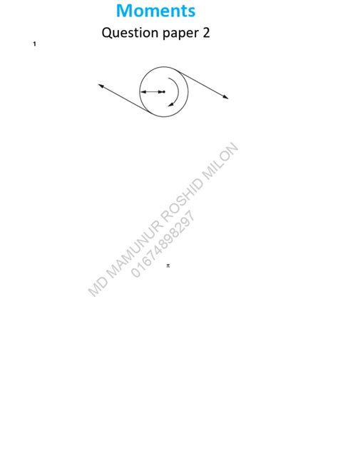 7 2 Moments Cie Ial Physics Theory Qp Combined By Milon With Mark