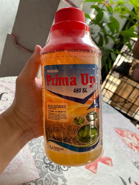 Jual Prima UP 480 SL 1 Liter Herbisida Obat Pembasmi Rumput Gulma Prima