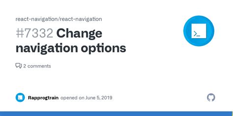 Change Navigation Options Issue React Navigation React Navigation GitHub