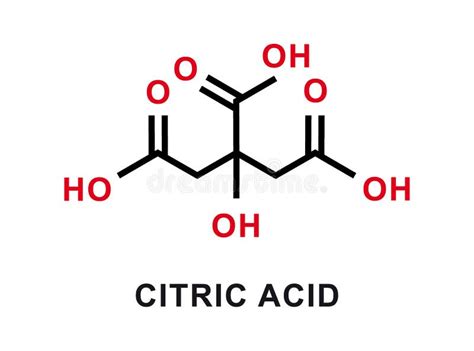 Citric Acid Chemical Formula Citric Acid Chemical Molecular Structure