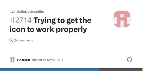 Trying To Get The Icon To Work Properly · Issue 2714 · Pyinstaller