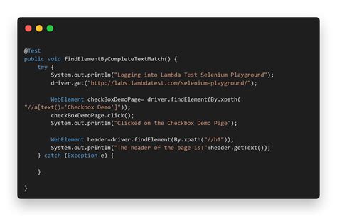 How To Find Element By Text In Selenium Webdriver Codementor