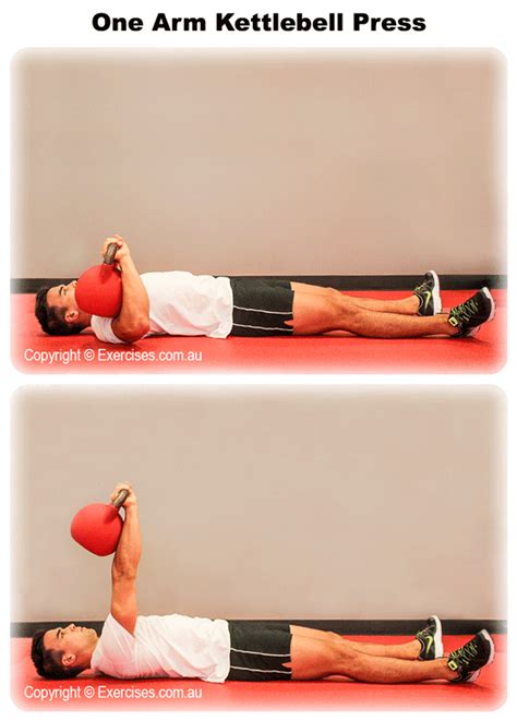 One Arm Kettlebell Floor Press Quick 159 Min Demo Video