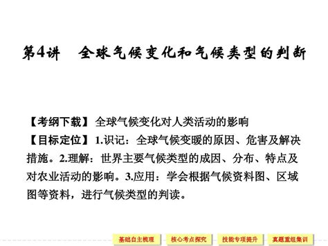 第二章 第4讲 全球气候变化和气候类型的判断word文档在线阅读与下载无忧文档