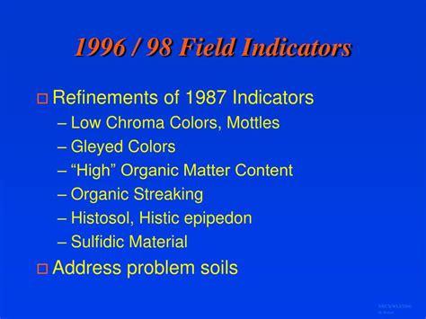 PPT Field Indicators Of Hydric Soils PowerPoint Presentation Free
