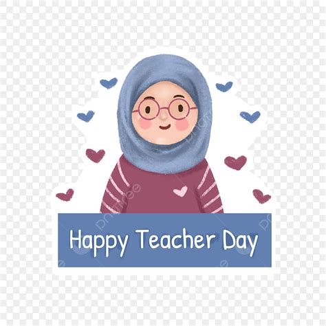Teachers Day Sticker White Transparent Happy Teacher Day Sticker Happy Teacher Day Png Image