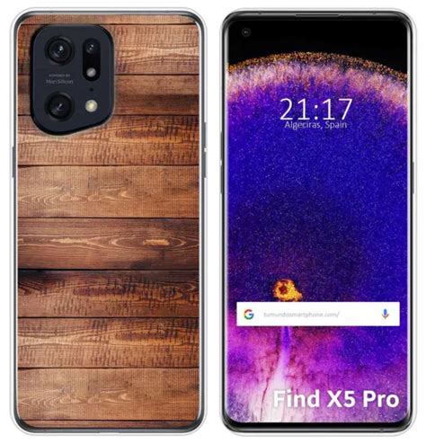 COQUE SILICONE POUR Oppo Find X Pro G Design Bois Dessins EUR PicClick FR