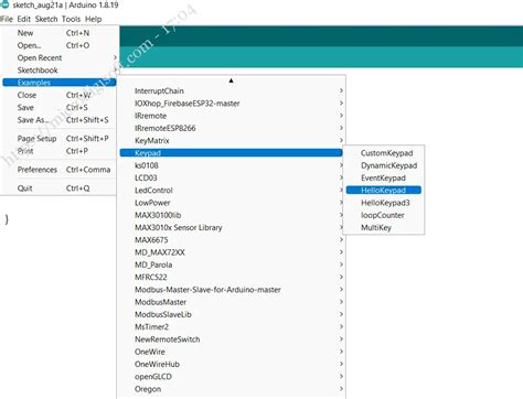 4×4 Matrix And 4×3 Matrix Keypad Module With Arduino Uno