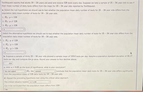 Solved Textrequest Reports That Adults 18−24 Years Old Send