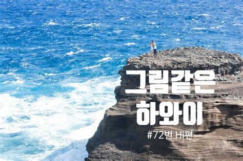 하와이 오아후 72번 국도 따라 드라이브 라나이 전망대 할로나 블로우홀 샌드비치 네이버 블로그
