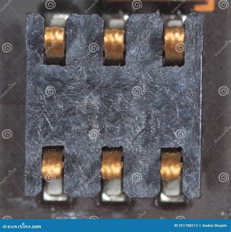 Chip Socket On The Board Stock Image Image Of Integrated 251788513