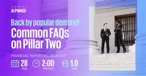 Cassandra Eaton On Linkedin Pillar Two Frequently Asked Questions Webcast Back By Popular Demand