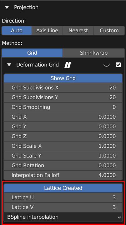 Lattice Deformation — Conform Object Documentation