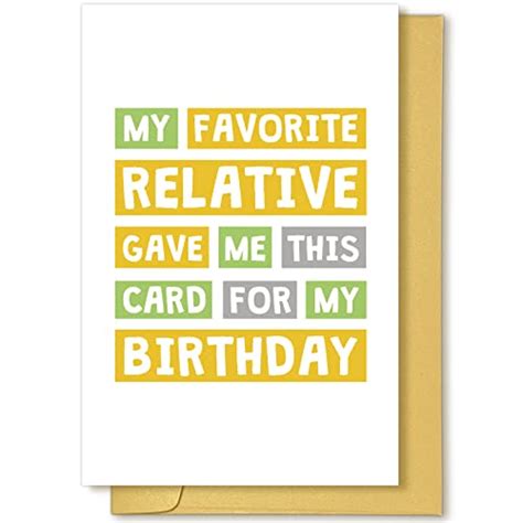 Humorous Birthday Card For Cousin Nephew Niece Funny Happy Birthday