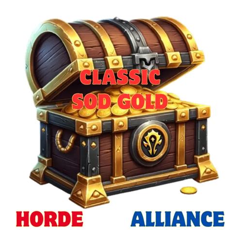 🔥wow Gold Classic Sod 🔥 Wild Growthlone Wolf🔥 Alliancehorde 100 Gold