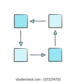 Loop Diagram Template Vector Stock Vector Royalty Free Shutterstock