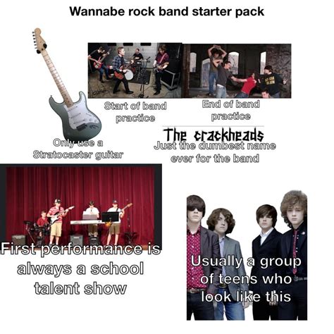 Wannabe Rock Band Starter Pack Rstarterpacks