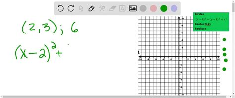 Solved Write The Equations Of The Circles With The Given Center And Radius Center