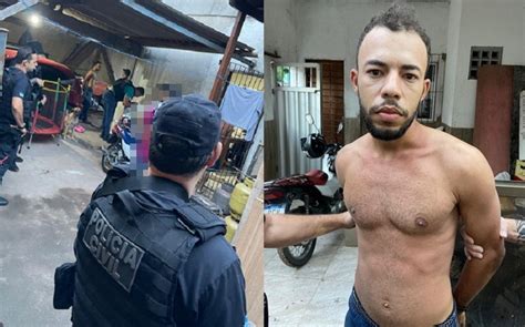 Policiais Civis da 8ª COORPIN apoio da Draco ES prendem homem em