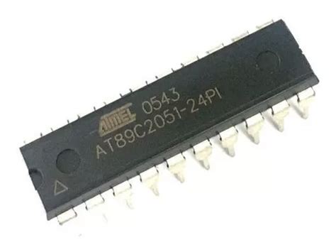 Ci Dip 20 At89c2051 24p1 At89c2051 24pi Atmel At89c205124p Mercadolivre