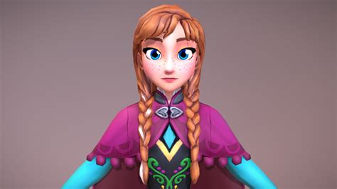 Anna Disney Magic Kingdoms 3d Turbosquid 2240173