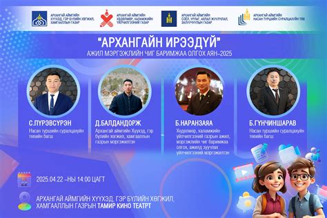 Архангай АРХАНГАЙН ИРЭЭДҮЙ ажил мэргэжлийн чиг баримжаа олгох аян 2025 Facebook