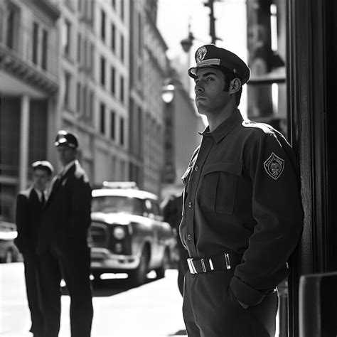 Security Personnel Conducting Patrols Premium Ai Generated Image