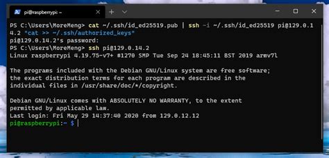 Windows Terminal SSH Access With Ed25519 Private Key MoreMeng In Th