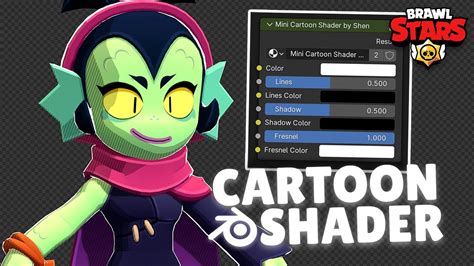 Mi Propio Shader Cartoon Brawl Stars Blender Youtube