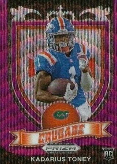 Kadarius Toney 2021 Prizm Draft Picks Crusade Purple Wave 176 Price