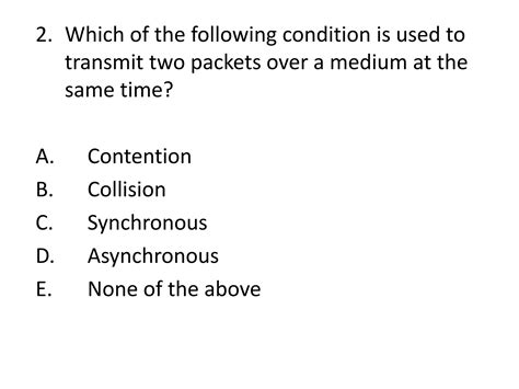Computer Networking Multiple Choice Questions PPT