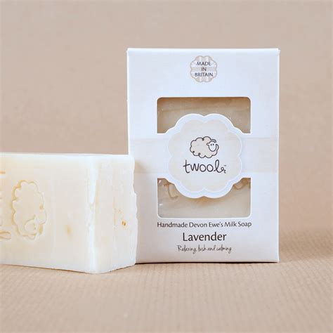 Lavender Soap Handmade Gardeners Lavender Ewes Milk Soap Twool