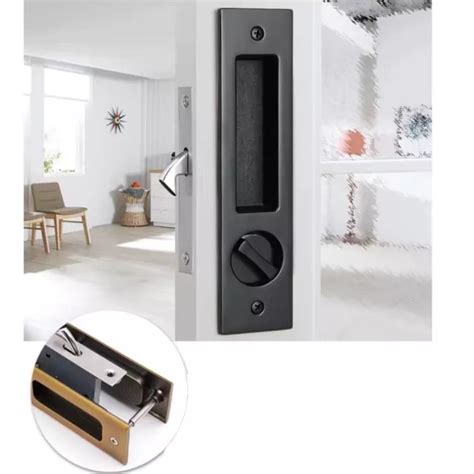 Keyed Lock Wooden Sliding Door Lock Invisible And Secure Locking System