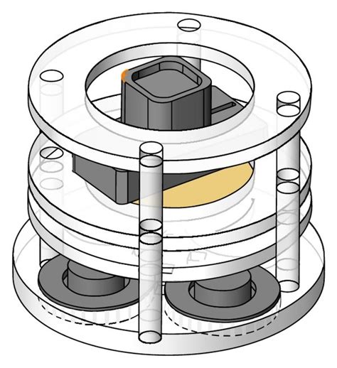 The Structure A And Picture B Of The Noise Reduction Device V1 5 Download Scientific Diagram