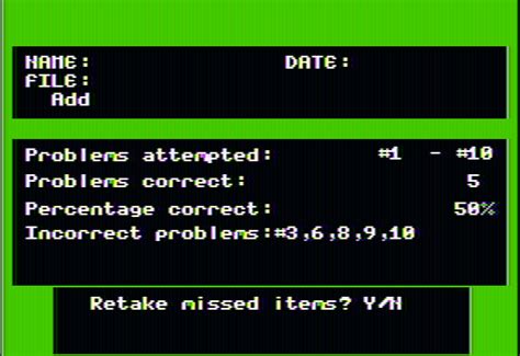 Screenshot Of Alge Blaster Apple Ii 1985 Mobygames