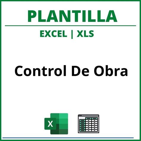 Plantilla Control De Gastos De Obra Excel