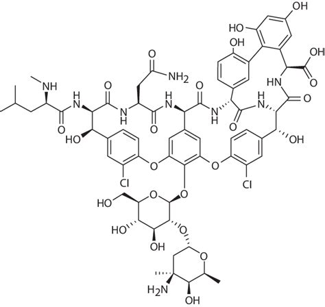 11 Structure Of Vancomycin Download Scientific Diagram