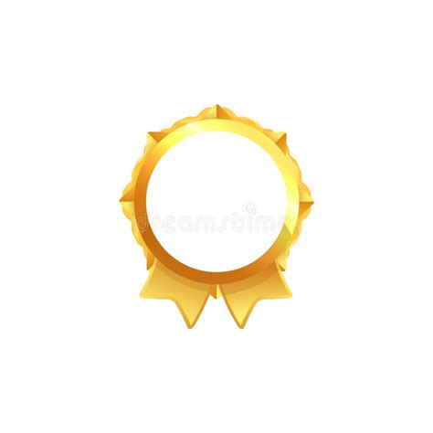 Golden Circle Winner Award Frame 3d Realistic Vector Illustration