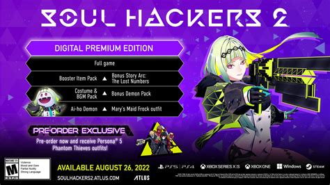 Soul Hackers 2 Cover Art Rpgfan