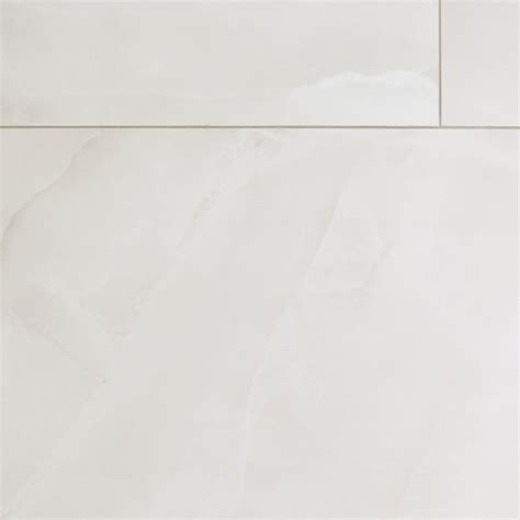 This White Polished Or High Gloss Cielo Ronda Polished Porcelain Tile