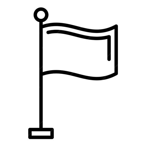 Premium Vector Flag Vector Illustration Style