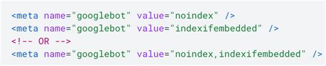Google S New Robots Tag Indexifembedded Let S You Control Indexing With Embedded Content