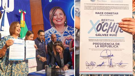 Elecciones México 2024 Xochitl Gálvez Se Registra Como Precandidata