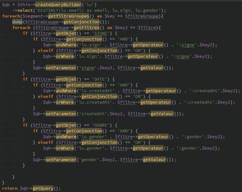 Symfony Créer Un Querybuilder Personnalisé Par Ozxlol Page 1 Openclassrooms