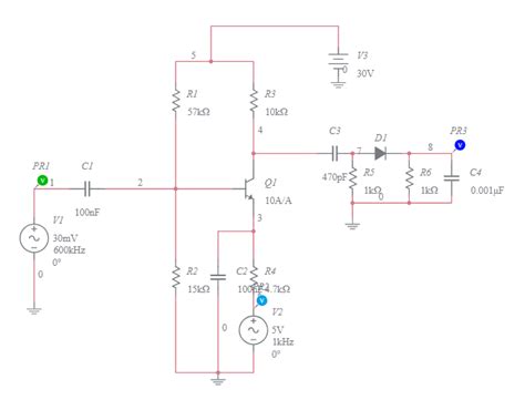 Amplitude Modulation Demodulation Circuit Diagram
