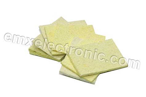Solder Sponge Size 31x51mm 59x59x1mm Emx Electronic